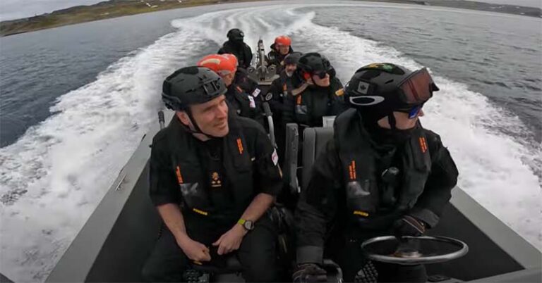Vice-Admiral Angus Topshee Visits HMCS Margaret Brooke in Antarctic ...