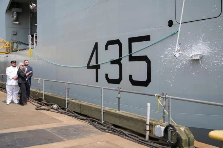 HMCS Robert Hampton Gray christened in Halifax on August 9th, 2025 ...