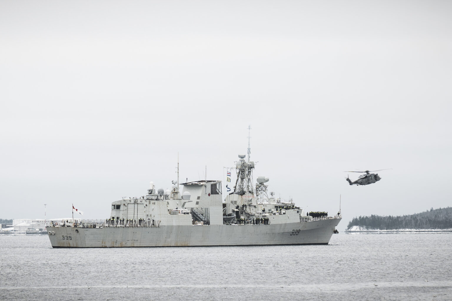 HMCS Charlottetown departs on Operation HORIZON and NEON ...